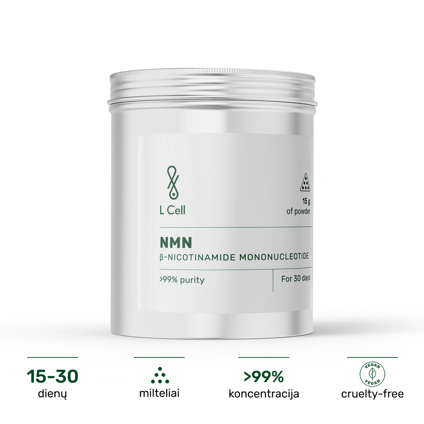 NMN (nikotinamido mononukleotido) milteliai - #1 Longevity Produktai ...